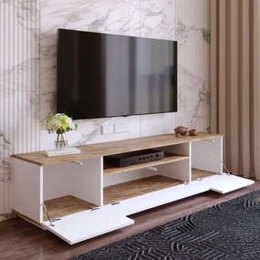 TV stolek FREE 7 180 cm borovice/bílý