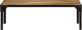 vidaXL Konferenční stolek 110 cm masivní hrubý mangovník a ocel [246631]