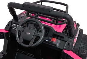 Elektrické terénní autíčko UTV LIFT růžové