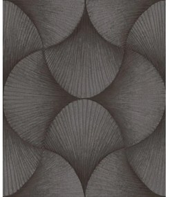 3D vliesová tapeta černá, geometrická 608250 / Tapety na zeď Sky Lounge (0,53 x 10,05 m) Rasch