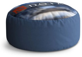Sablio Taburet Circle DOTA 2 Modrá: 38x48 cm