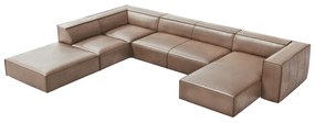 Světle hnědá kožená rohová pohovka (levý roh) Madame – Windsor &amp; Co Sofas