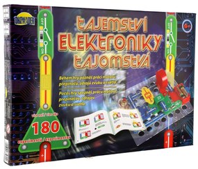 Tajemství elektroniky 180 experimentů na baterie v krabici 42x28,5x4cm od 6 let