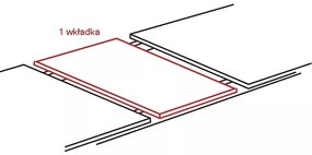 Rozkládací jídelní stůl Galaxy 100/168 cm dub artisan/černý