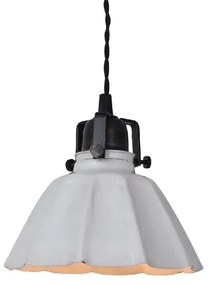 Strömshaga Závěsná lampa Margareta Antique White, šedá barva, černá barva, bílá barva, stříbrná barva, kov, textil
