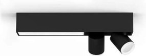 Philips Hue Centris - Chytré stropní LED svítidlo, 41x9 cm, černá 929003808401