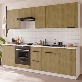 CREMONA bc | horní skříňka 80 G-90 2F policová | 80 cm | VYSOKÁ | bílá/cremona