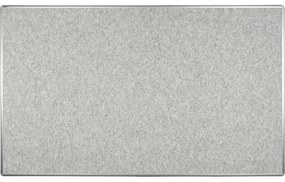 Textilní nástěnka ekoTAB v hliníkovém rámu, 2000 x 1200 mm, šedá