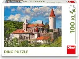 DINO Puzzle Hrad Křivoklát XL / 100 dílků / od 5 let