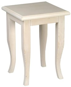 stolička SAPHO RETRO 33x45x33cm, starobílá 1683
