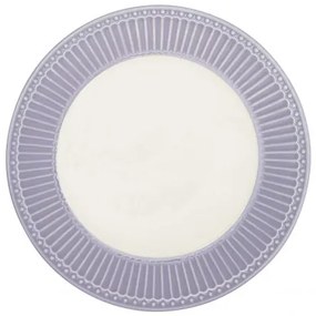 GreenGate Porcelánový dezertní talíř Alice Lavender ⌀23cm