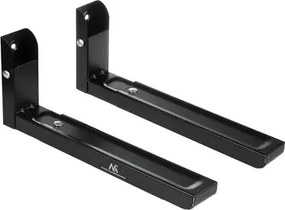 Maclean MC-915 B černá / Držák mikrovlnné trouby / nástěnný / nastavit