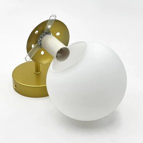 Brilagi - Nástěnná lampa MALIVA 1xE14/15W/230V zlatá/bílá