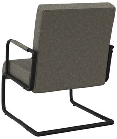 Konzolová židle tmavě šedá umělá kůže,  325783