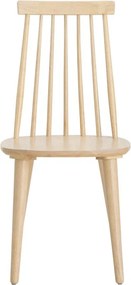 Barové židle v sadě 2 ks z kaučukového dřeva ve světle přírodní barvě (výška sedáku 45 cm) Jolina – Ellos Home