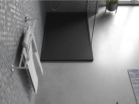 Mexen Amon, SMC obdélníková sprchová vanička 130 x 90 cm, černá, 4F709013