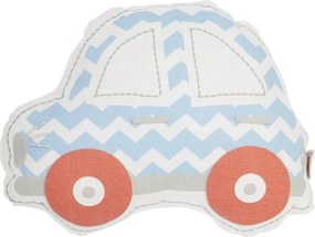 Modro-červený dětský polštářek s příměsí bavlny Apolena Pillow Toy Car, 32 x 25 cm