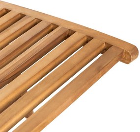 Zahradní lehátko masivní teak 316151