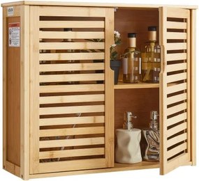 Koupelnová nástěnná skříňka VEVOR, 590 × 208 × 510 mm