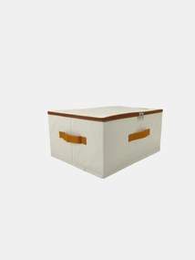 Sinsay - Úložný box s víkem na zip - béžová