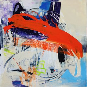 Evgeniya Zolotareva | Spectrum of Dissonance Rám: Bílý, Velikost: 40 x 40 cm