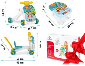 Ricokids vzdělávací stůl 4 v 1 zelený 781500