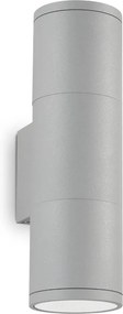 Venkovní nástěnné svítidlo Ideal Lux Gun AP2 small grigio 163628 šedé 21cm IP44