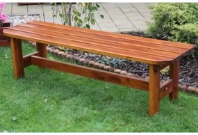 Dřevěná zahradní lavice ORBA bez opěradla - 3D5507
