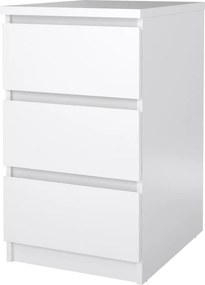 FALCO Komoda Simplicity 237 bílý lesk