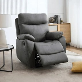 Polohovací křeslo šedé TV-4092 GREY3