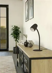 Eglo Carlo černá / Stolní lampa / E14 / 18W