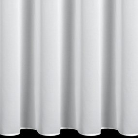 ZÁCLONA NA KROUŽCÍCH DEBRA 400X160 CM BÍLÁ