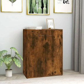 Příborník kouřový dub 60 x 30 x 75 cm kompozitní dřevo