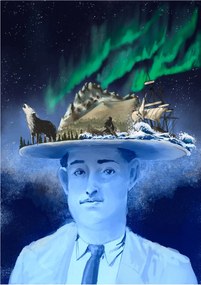 Michal Puhač | Jack London Rám: Bílý, Velikost: 70 x 50 cm