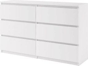 Komoda Agnes 6šed bílá