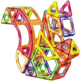 Magnetická stavebnice 89 dílků / Stavebnice / plast, magnet / od 3 let