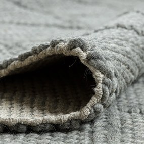 Dywany Łuszczów, Kusový koberec Tahar 99001G grey, 200x290, šedá, ložnice