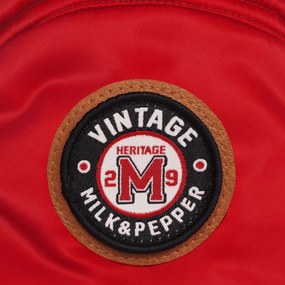 MILK&PEPPER Kabát pro psy Campus Red Velikost: 35