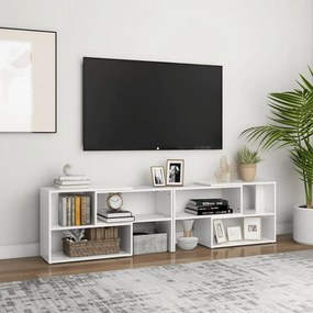 TV skříňka bílá 149 x 30 x 52 cm kompozitní dřevo