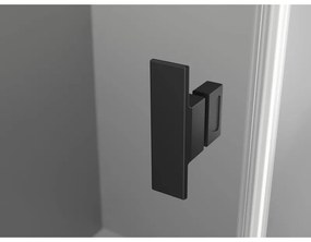 Mexen, Mexen Mist L Duo výklopný sprchový kout 105 x 95 cm, černý rám - 8A4L-105L-095P-70-70
