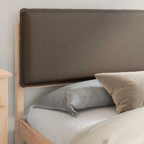 Rám postele s čalouněným čelem Taupe 200 x 200 cm 3405560