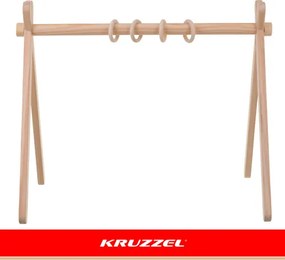 Dřevěný vzdělávací stojan Kruzzel pro děti