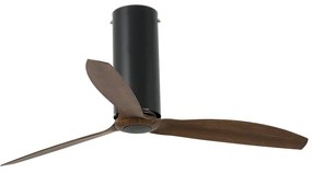 FARO TUBE FAN 32037 50,4“ matná černá/tmavé dřevo Reverzní stropní ventilátor