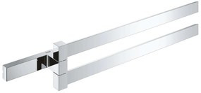 Grohe Selection Cube - Dvojitý držák ručníků, chrom 40768000