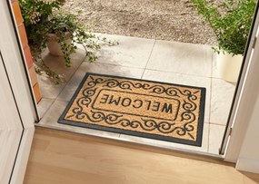 Hanse Home, Rohožka Welcome 105686 - na ven i na doma, 45x75, hnědá, chodba / předsíň