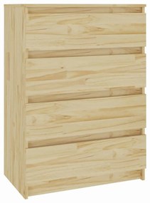 Odkládací skříňka 60 x 36 x 84 cm masivní borové dřevo - Default Title