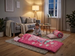 Dětský spací pytel PEPPA PIG 170x70 cm, růžový