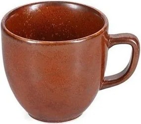 Hnědý porcelánový šálek na cappuccino 200 ml Ovio – BonBistro