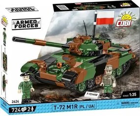 COBI 2624 Armed Forces T-72 M1R (PL/UA) / 724 kostek / 2 figurky / 1:3