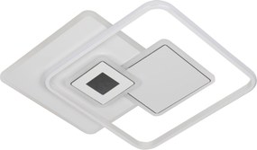 XXXLutz STROPNÍ LED SVÍTIDLO, 50,3/50,3/6 cm Novel - Stropní svítidla - 003783001201